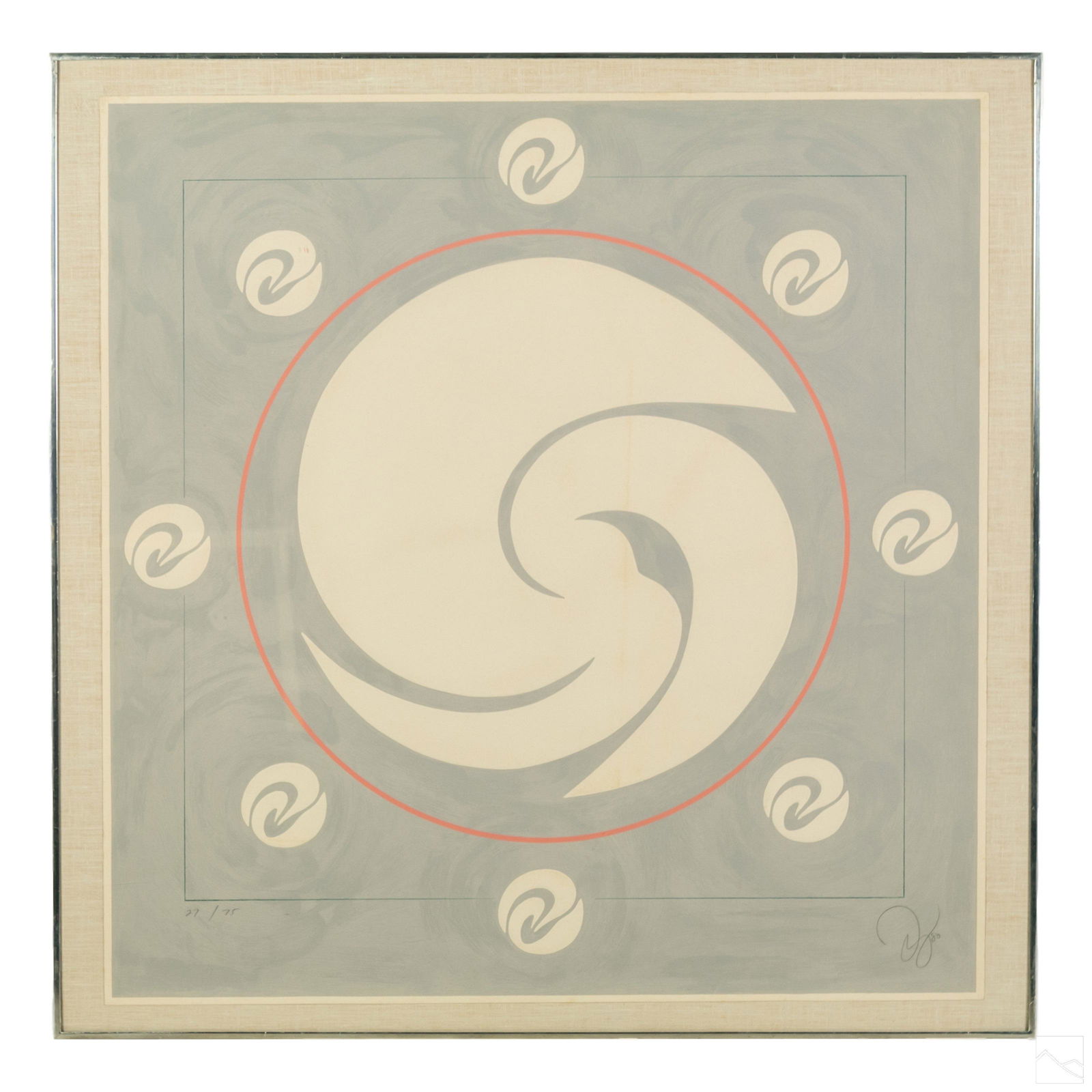 Jack Youngerman 1926 2020 Signed Abstract Intaglio