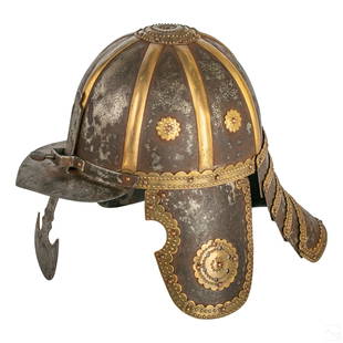 Antique Spanish Morion Style Helmet