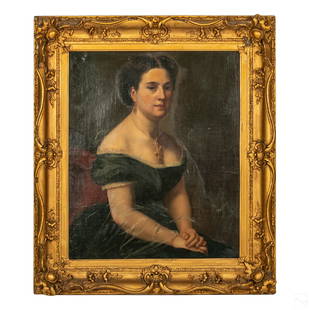 Franz Xaver Winterhalter (german, 1805 1873) Portrait Of A Woman In ...