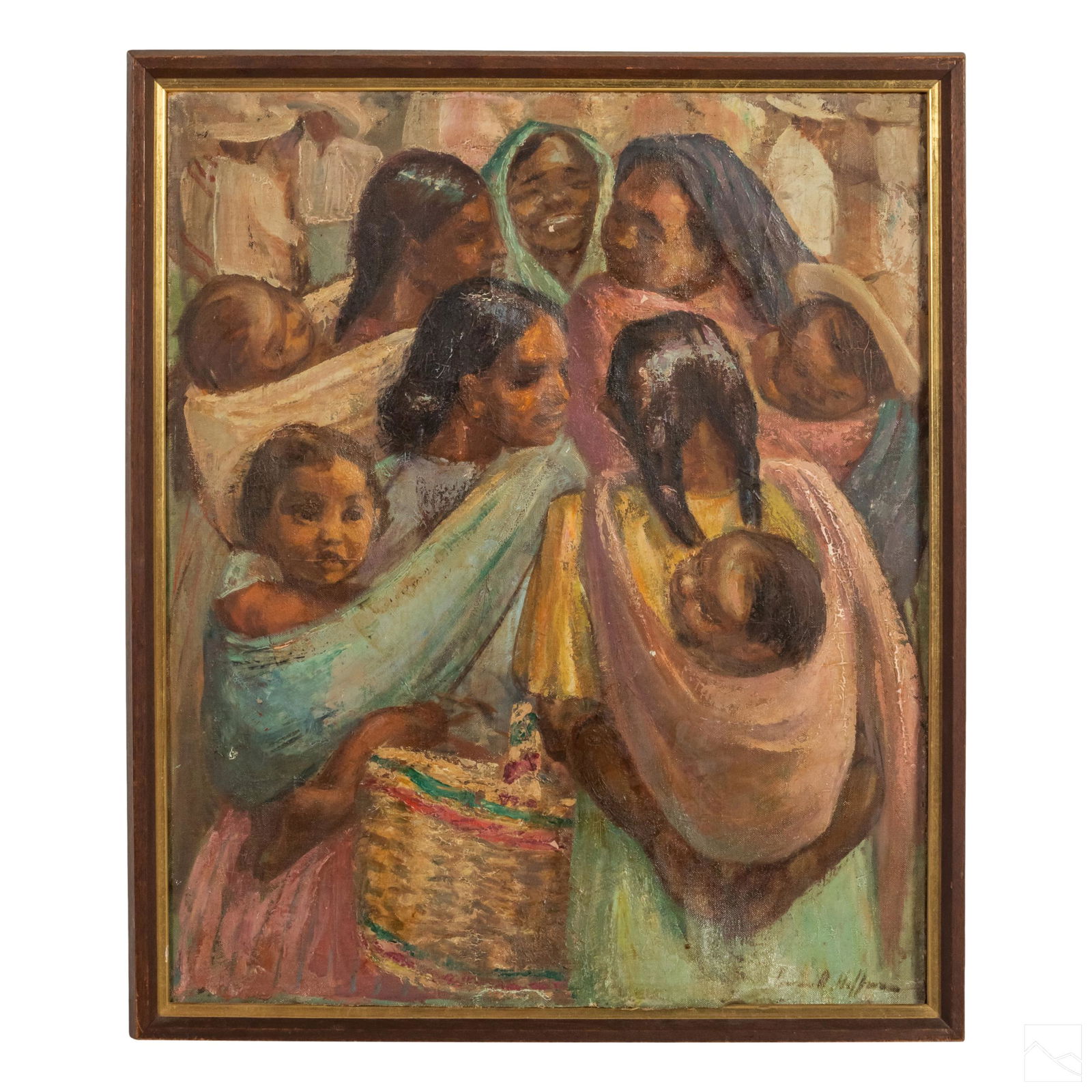 Irwin Hoffman (1901 1989) Signed Figural Painting