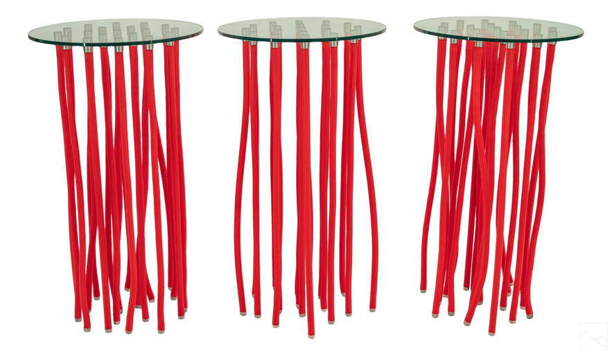 Fabio Novembre Cappellini ORG Red Rope Tables SET (#0049) on Jan 26 ...