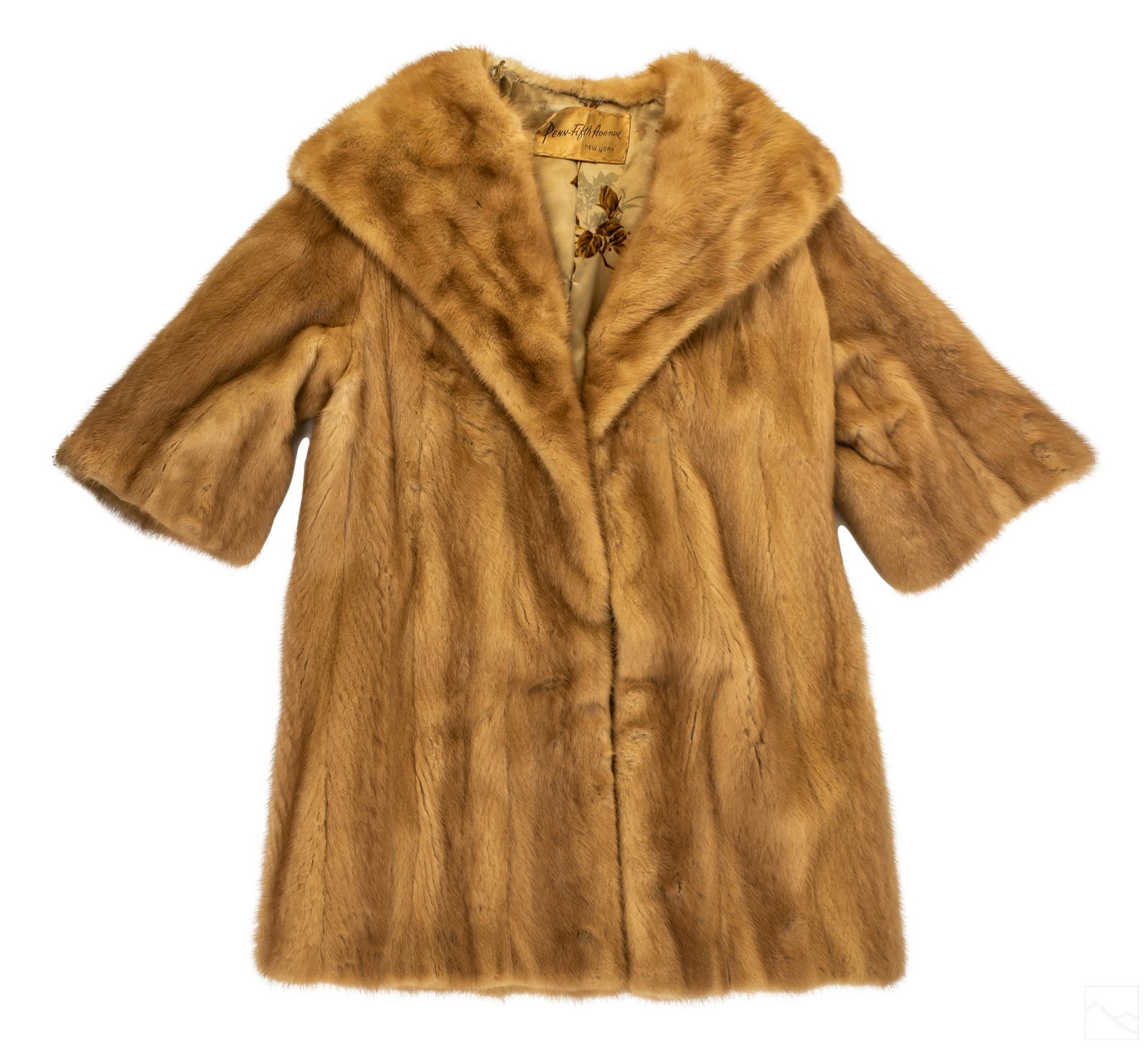 Penn Fifth Ave New York Blond Mink Jacket Fur Coat