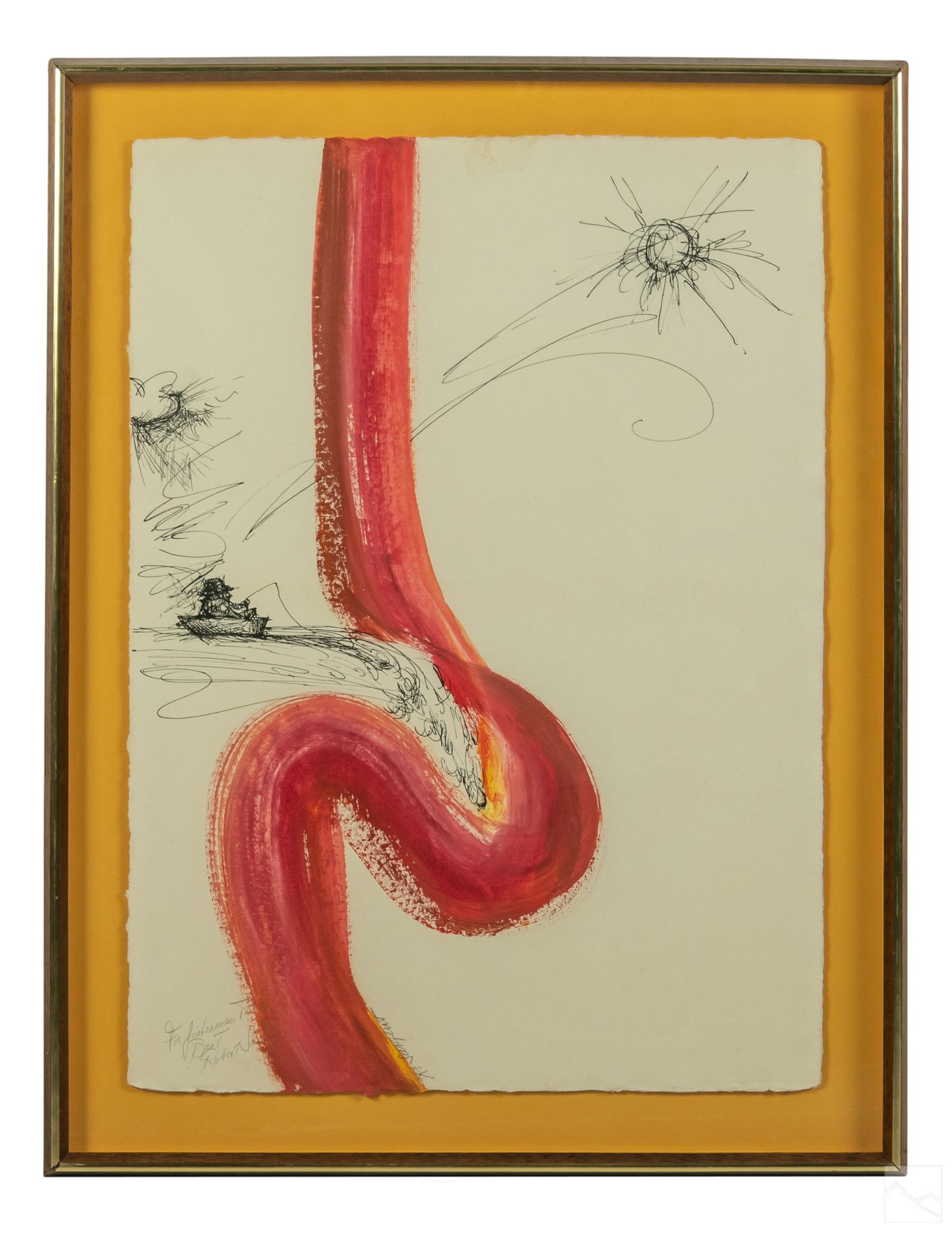 Robert Sargent 1933 2014 Signed Abstract Painting