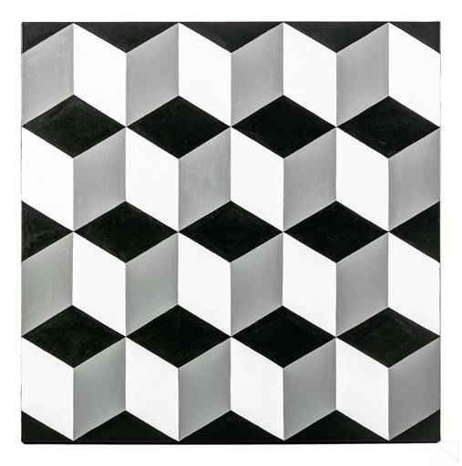Tim Ray Fisher (b.1969) Geometric Op Art Painting (#0018) on May 25 ...