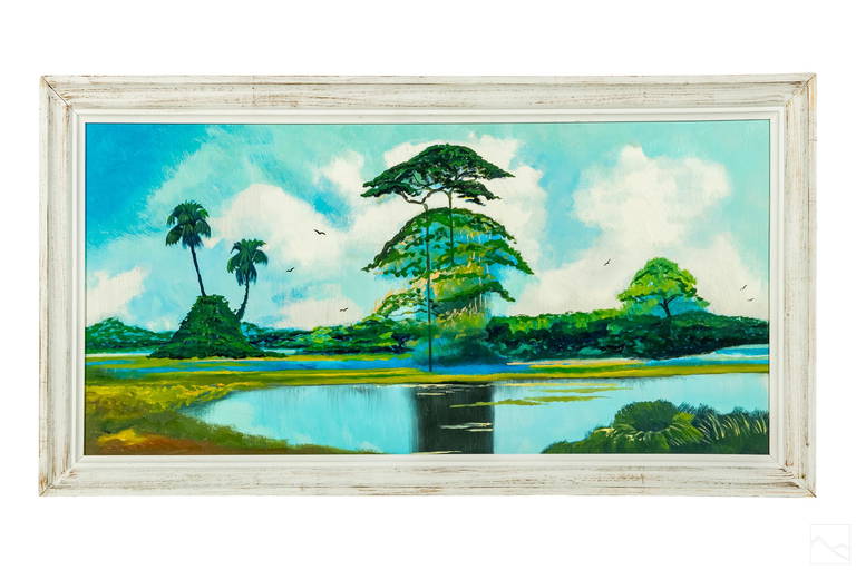 Rodney Demps 1953-2020 Florida Highwaymen Painting (#0050) on Jun 29 ...