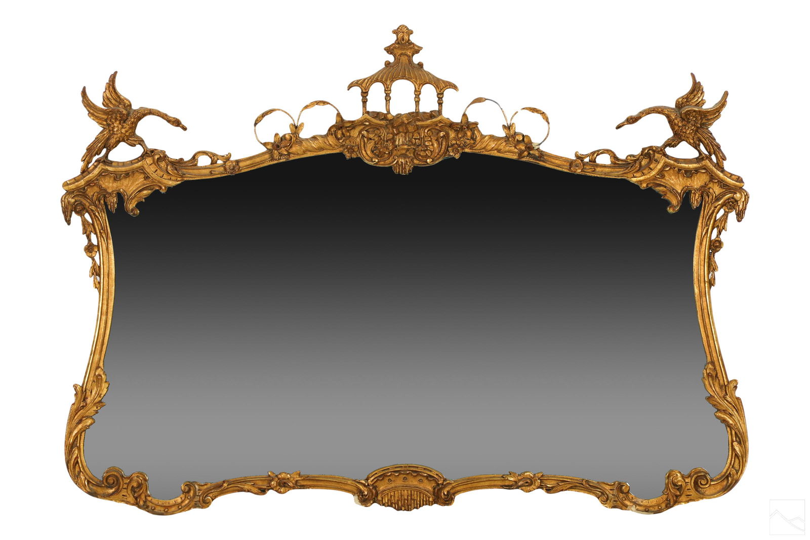 19C. Italian Rococo Chinoiserie Chippendale Mirror (#0454) on Jan 25 ...