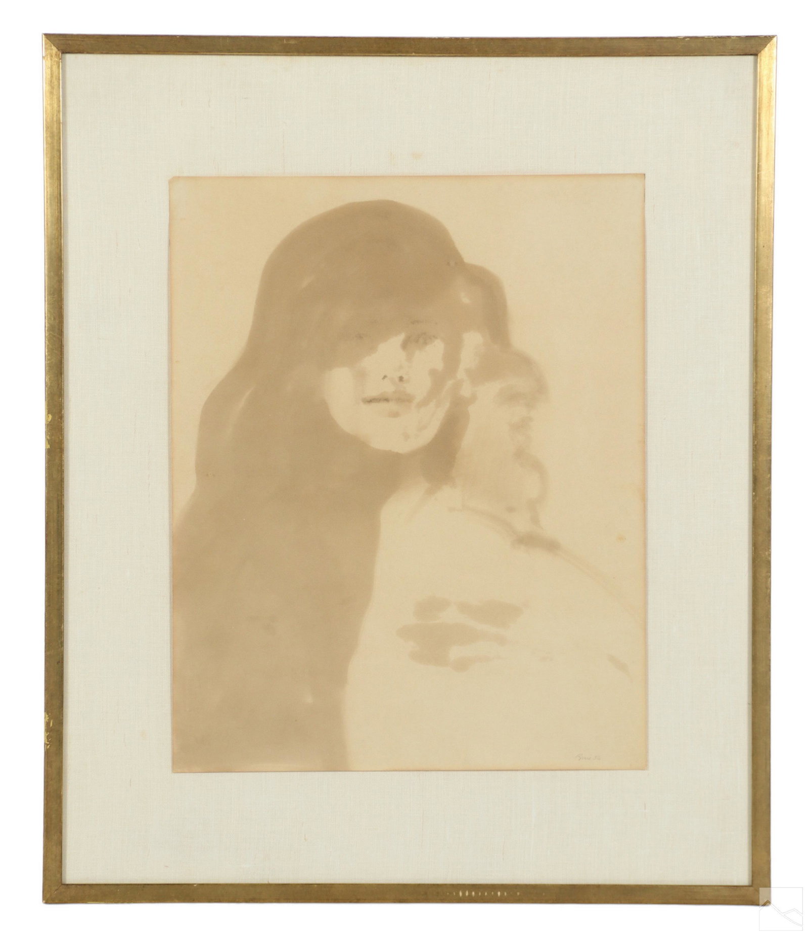 William Brice 1921 2008 Figural Portrait Painting