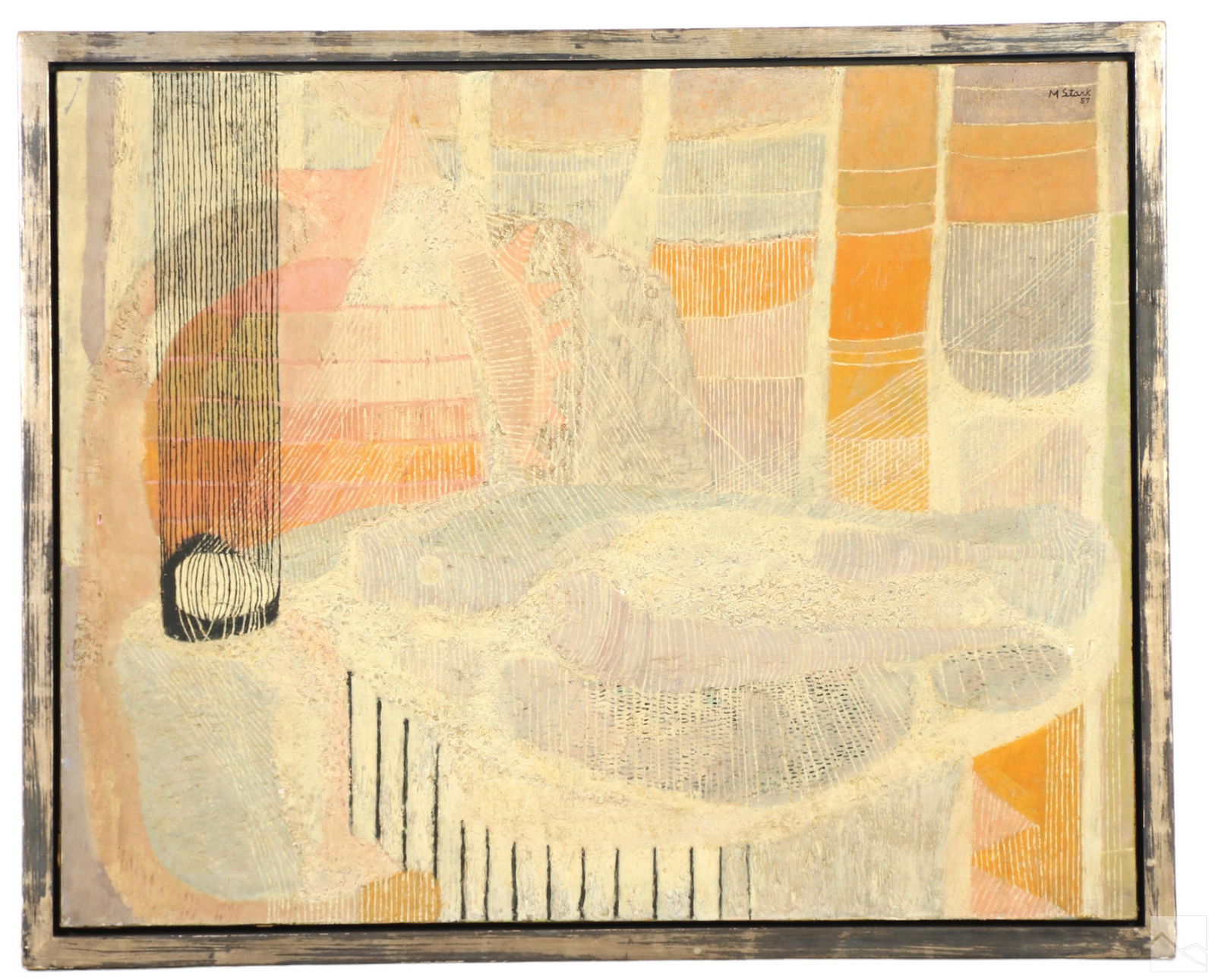 Margaret Stark 1915 1988 Modern Abstract Painting