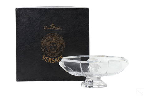 Rosenthal For Versace Crystal Centerpiece Bowl