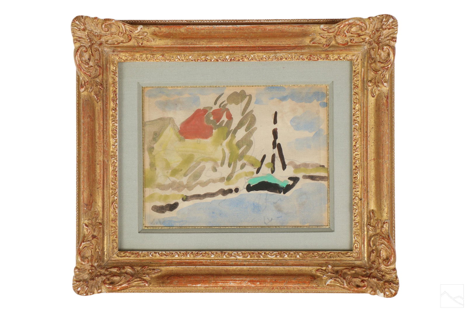 Louis Valtat 1869 1952 French Watercolor Painting