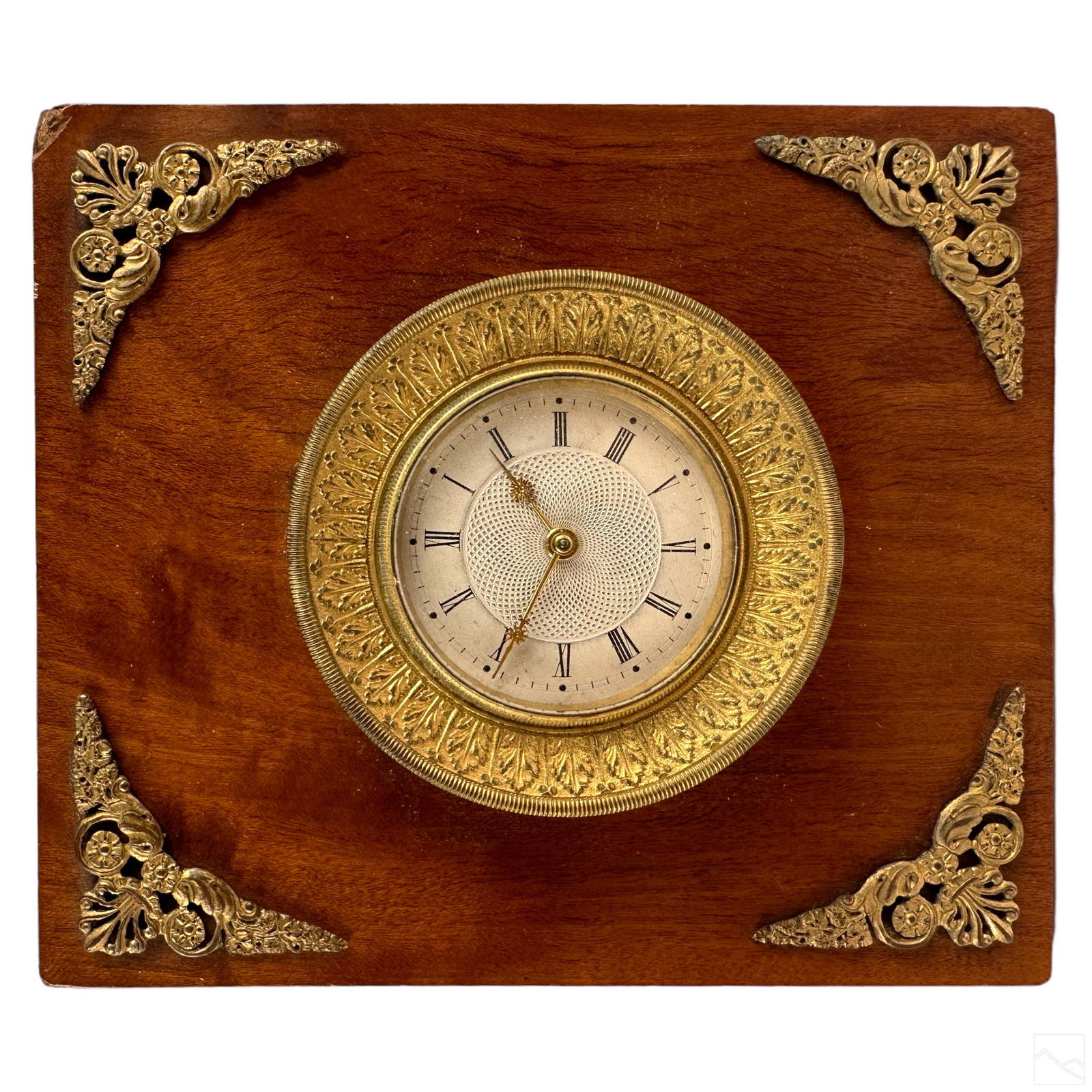 French Louis Xiv Style Gilt Sunburst Dresser Clock Auction