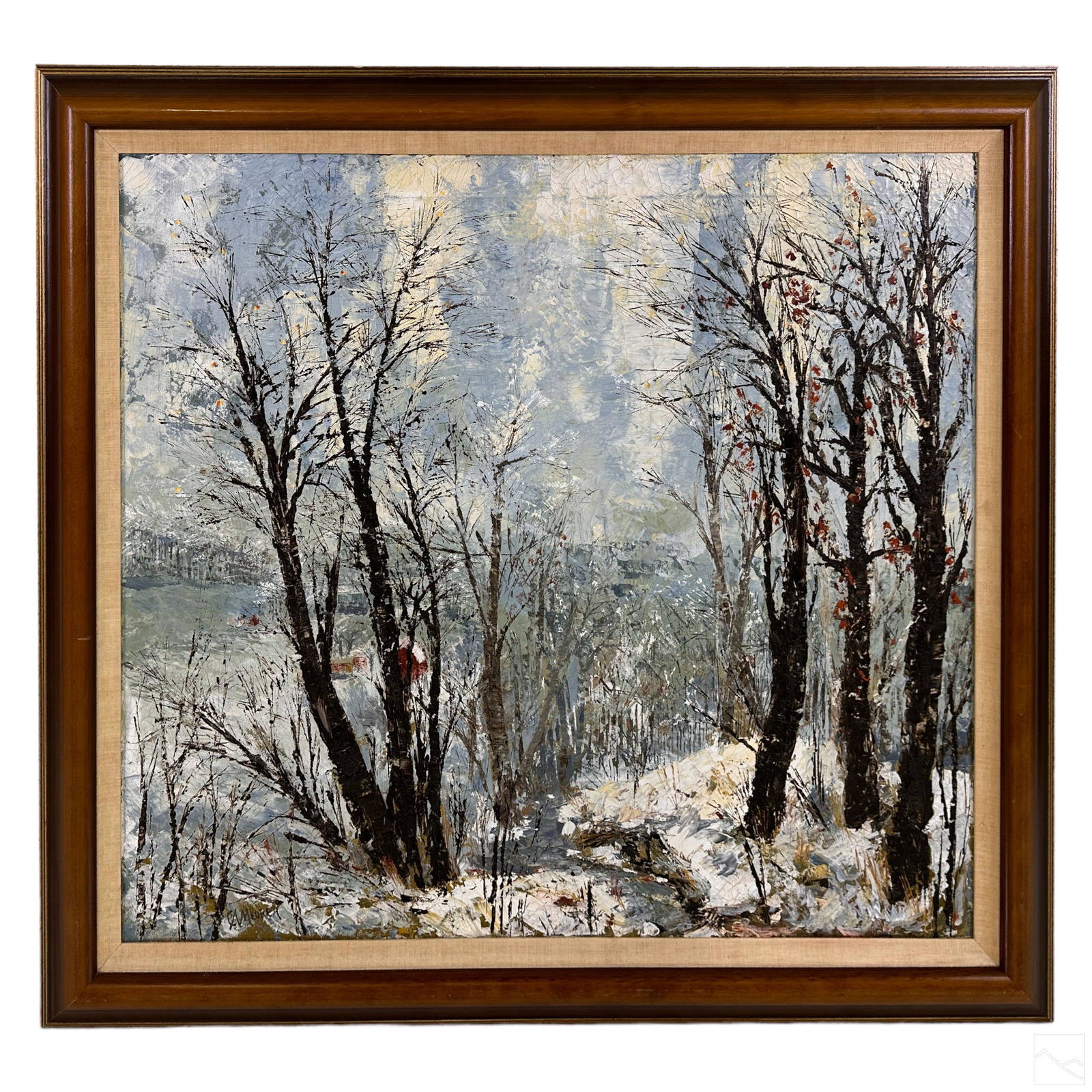 Charles Alfred Meurer 1865-1955 Landscape Painting Auction