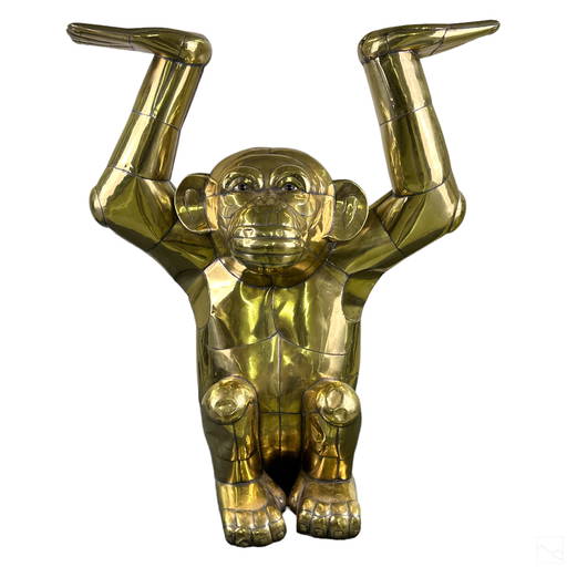 Sergio Bustamante B1949 Life Size Monkey Sculpture