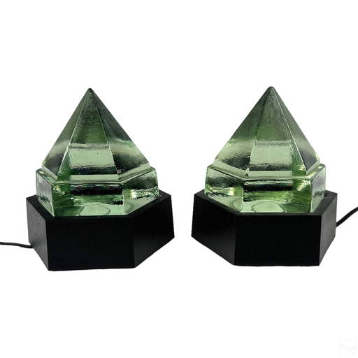 Nautical Green Glass Ships Deck Prism Marine Lamps
