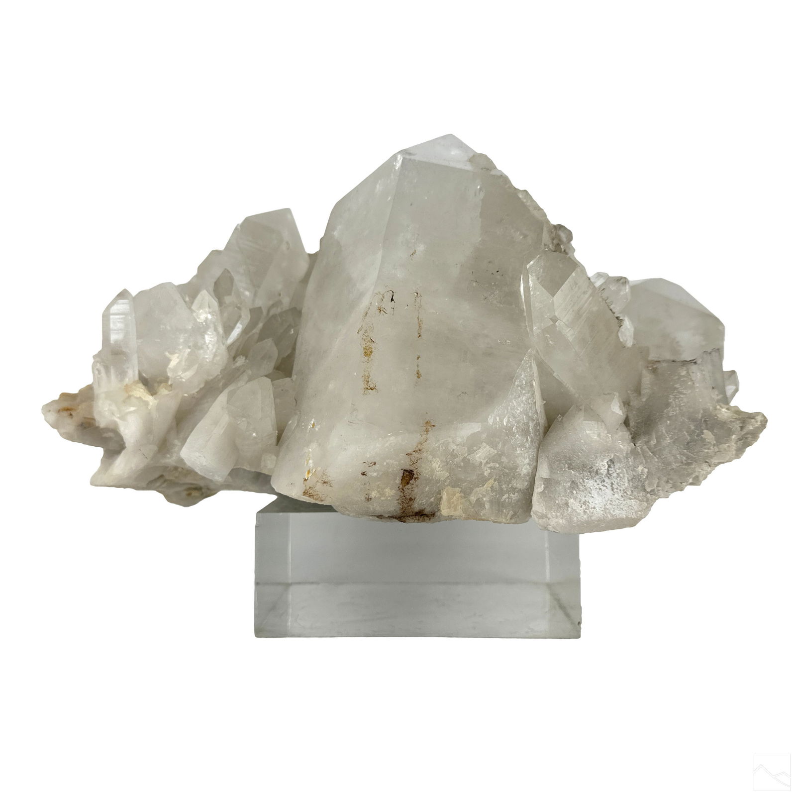 Natural Quartz 12" Specimen Crystal Points Cluster