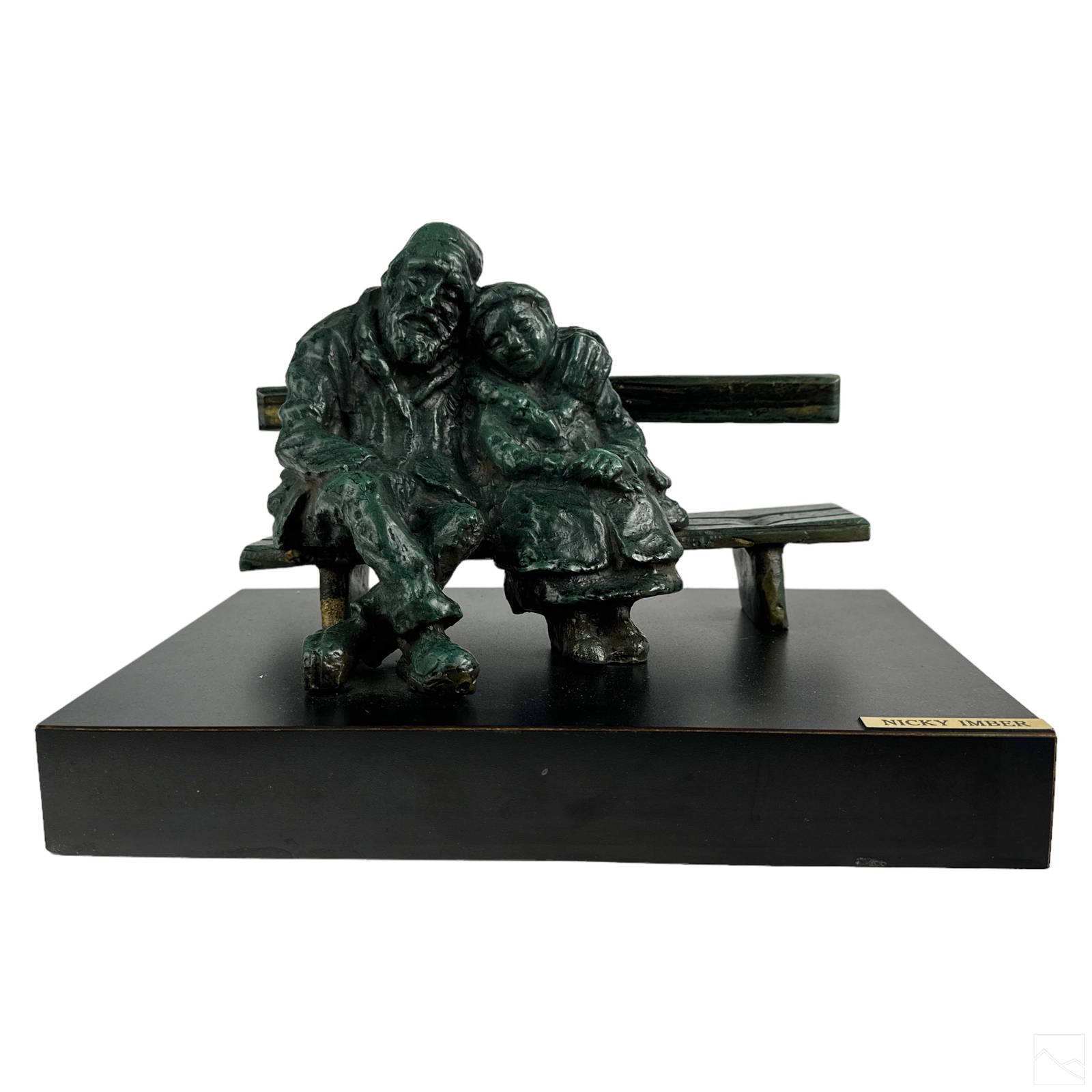 Nicky Imber 1920-1996 Bronze Judaica Ap Sculpture Auction