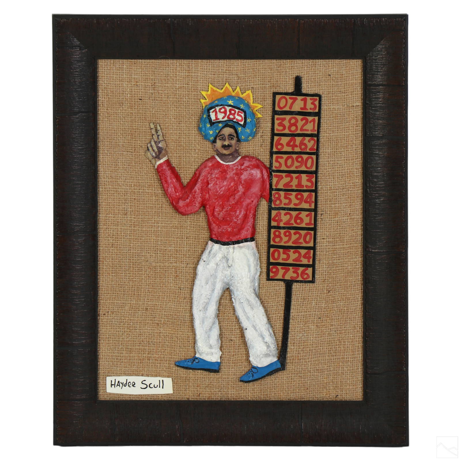 Haydee Scull 1931-2007 Cuban Folk Art 3d Painting Auction