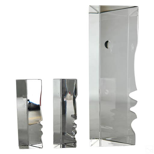 Baccarat Robert Rigot Crystal Encounter Sculptures