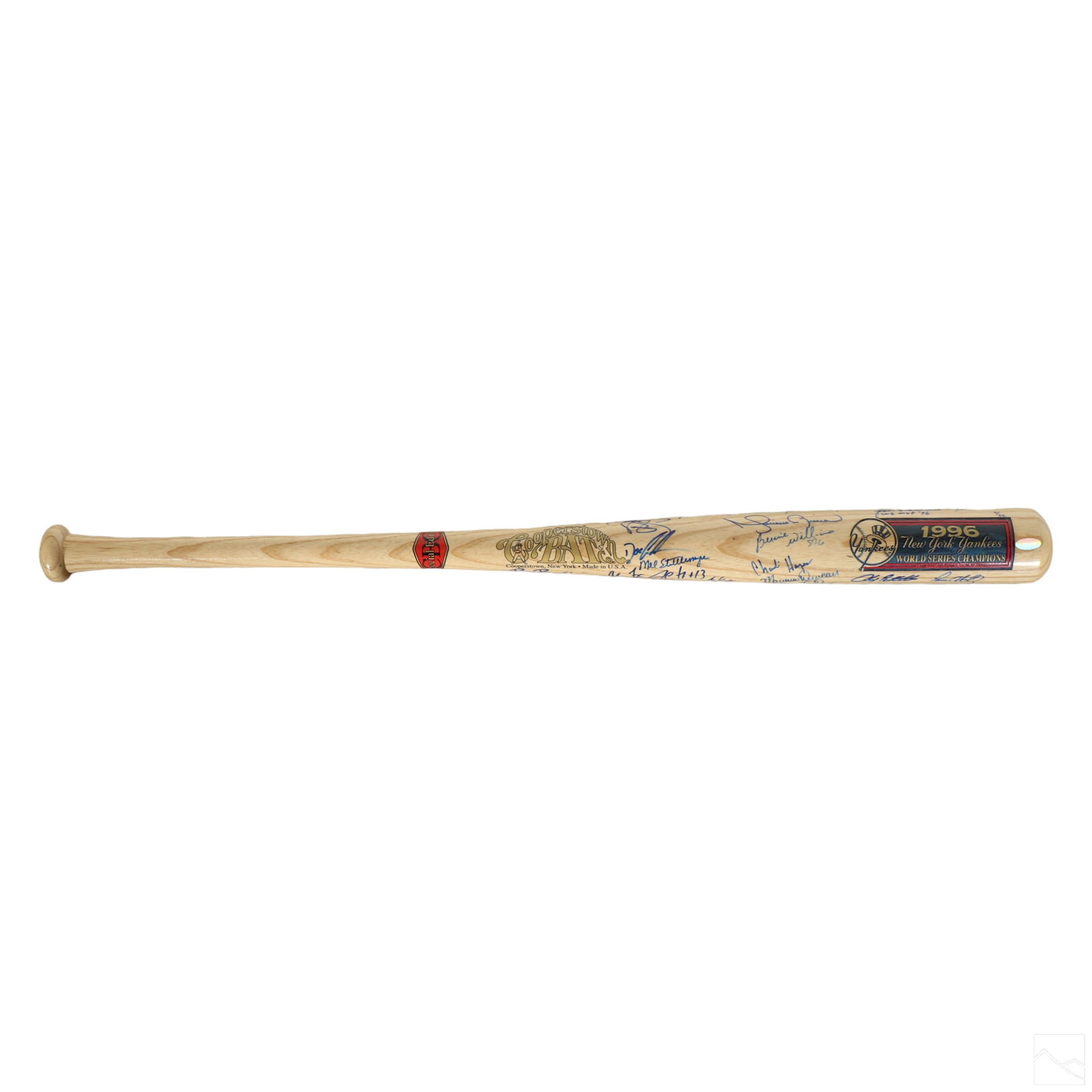 Ny Yankees Signed 1996 World Series Baseball Bat Auction