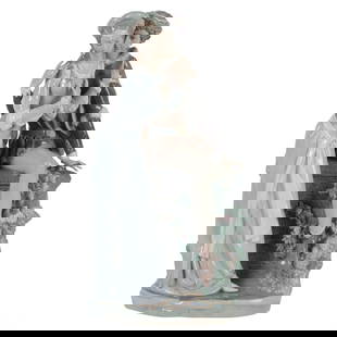 Lladro Lovers In The Park #1274 Porcelain Figurine Auction