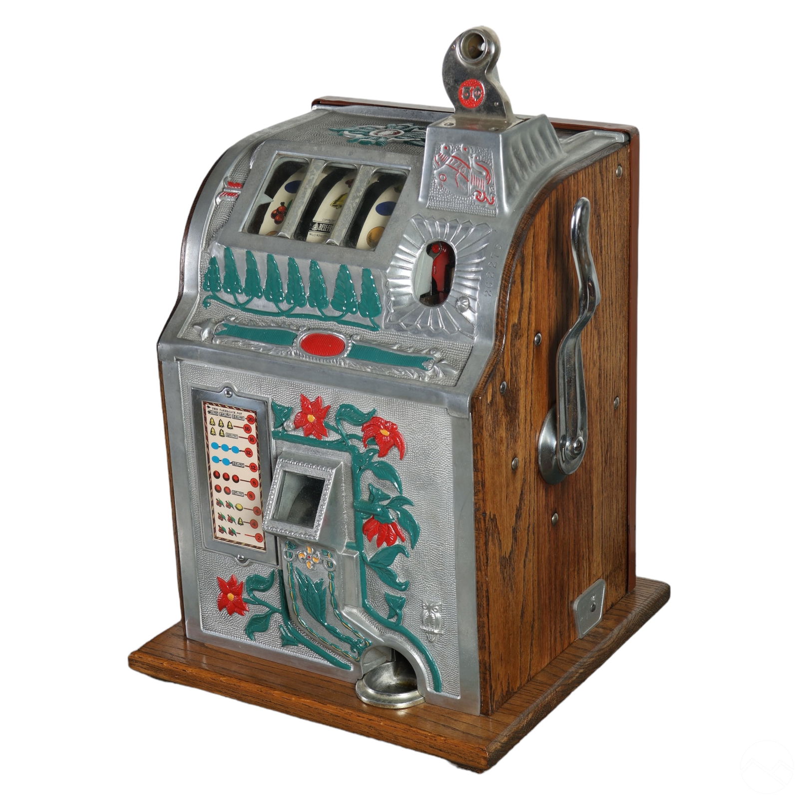Mills Novelty Bell Fruit Gum Nickel Slots Machine Auction