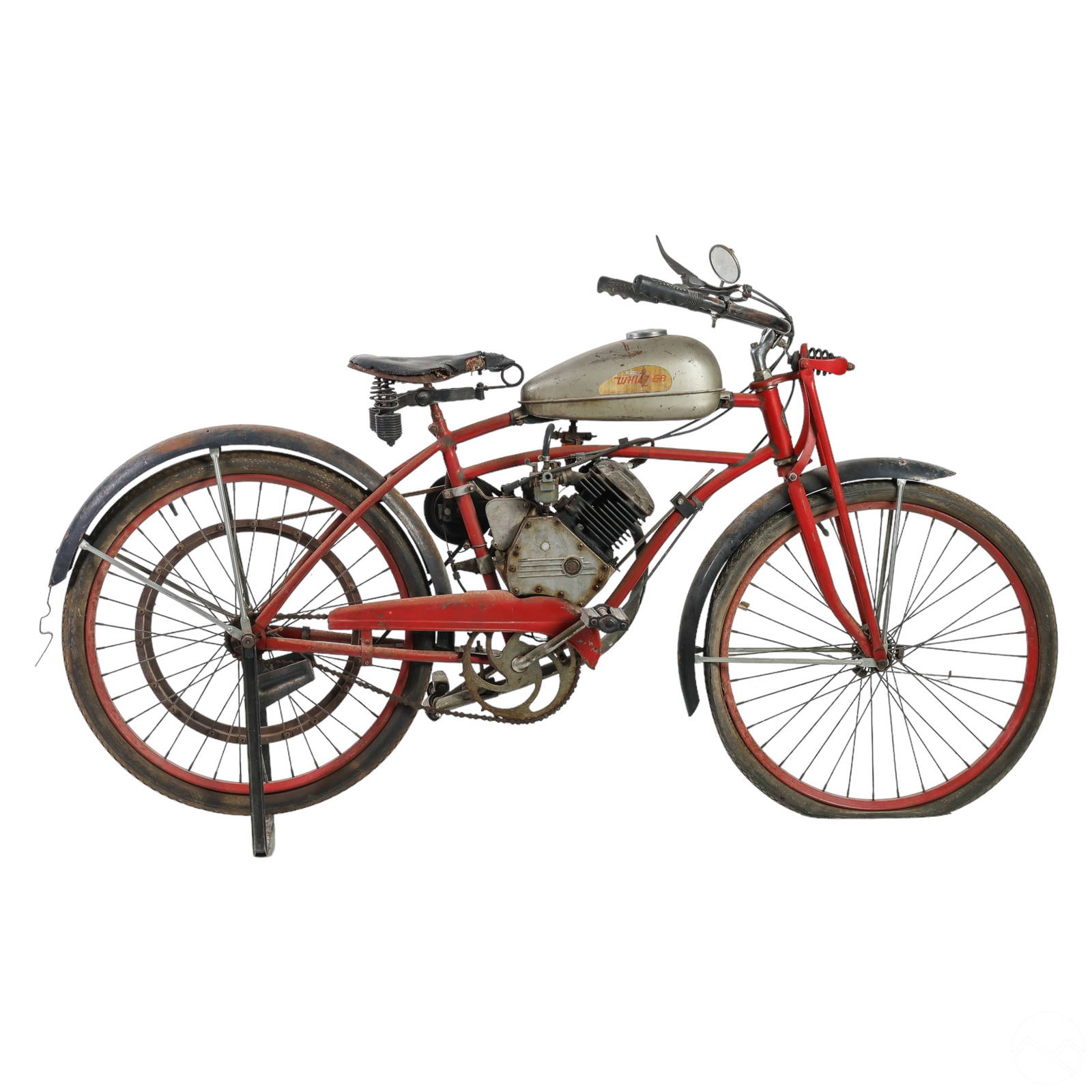 Whizzer Motorbike On A Western Flyer Frame C.1940s - Apr 24, 2024 | Hill Auction Gallery In Fl