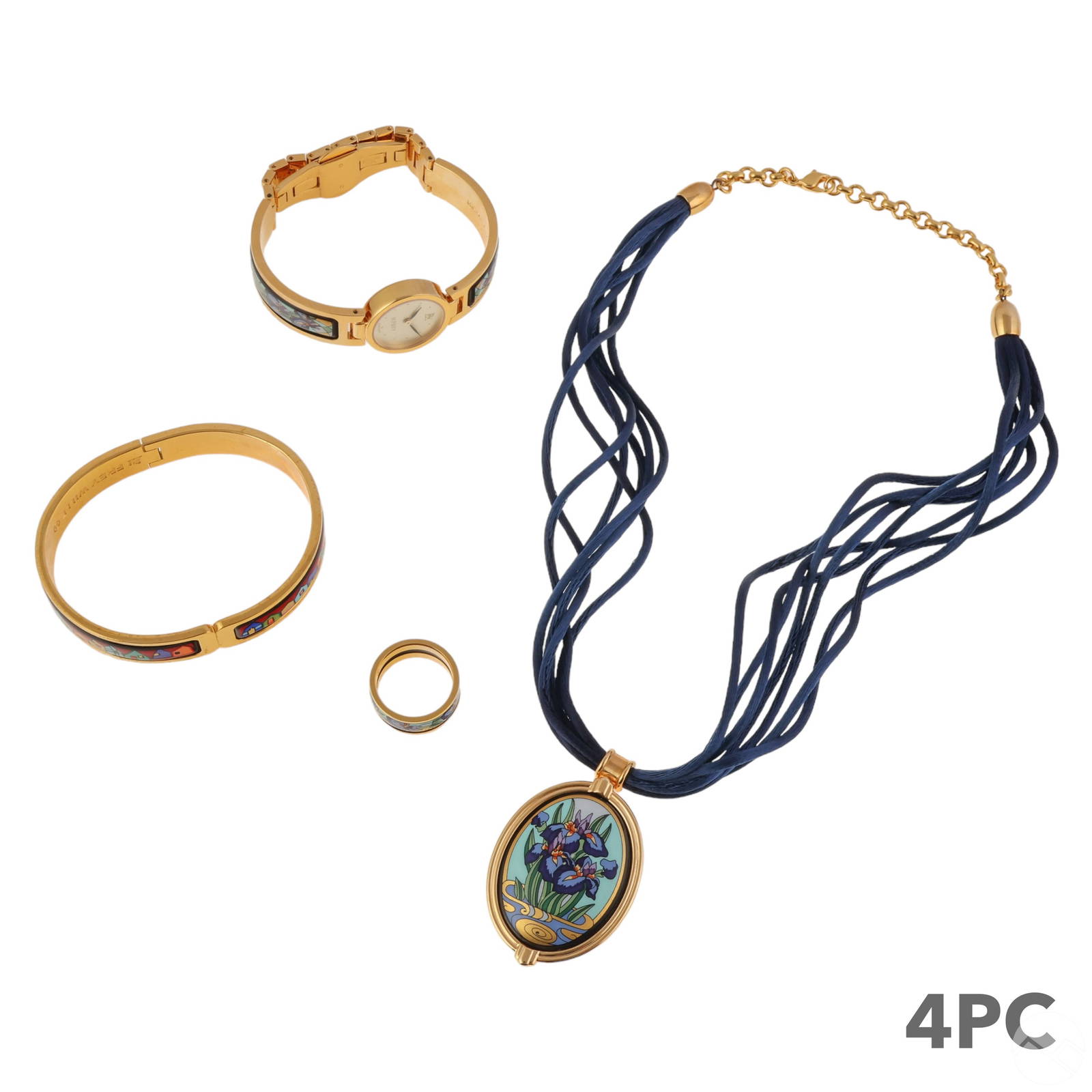 Michaela Frey Wille Enamel Designer Jewelry Lot Auction