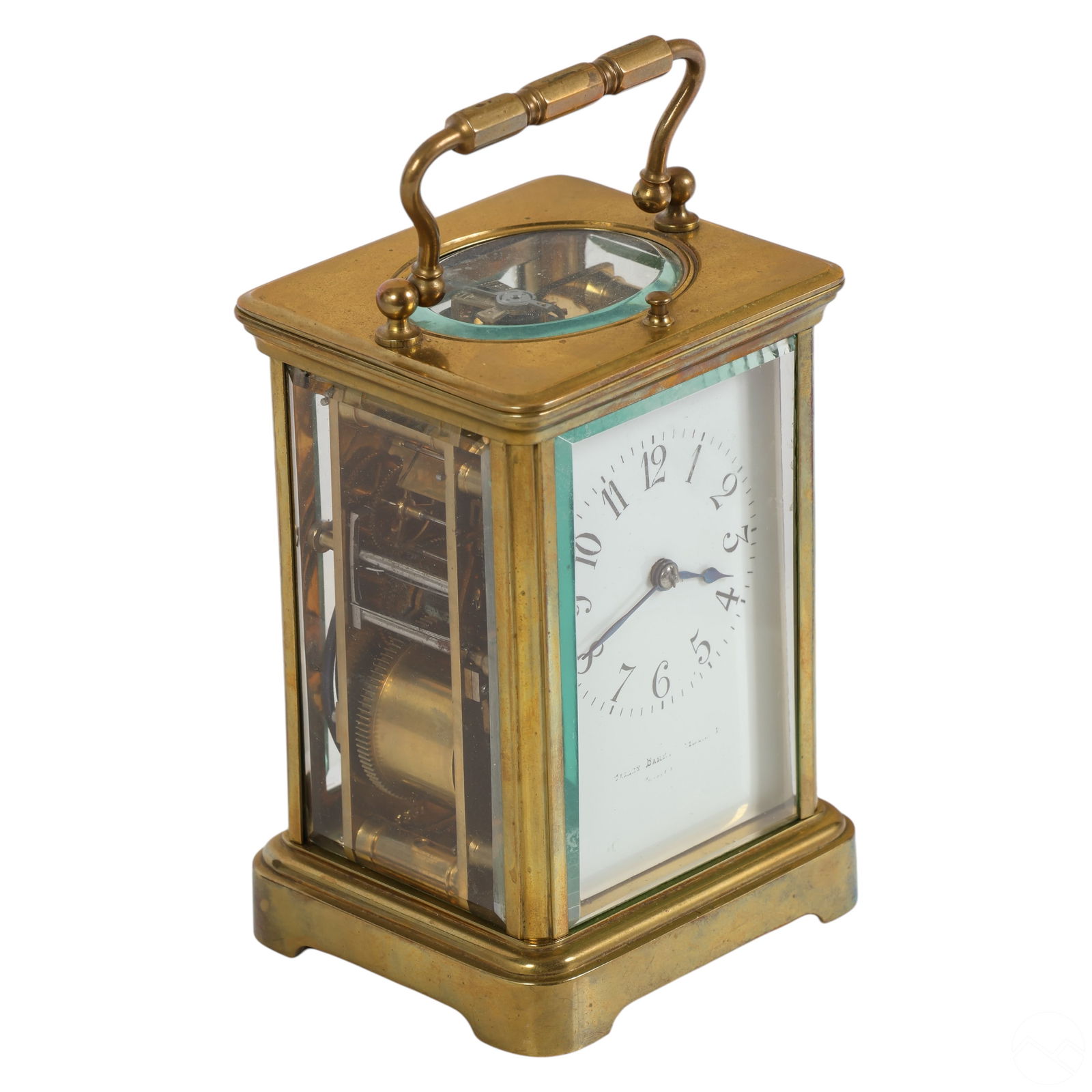 Bailey Banks & Biddle Antique Brass Carriage Clock Auction