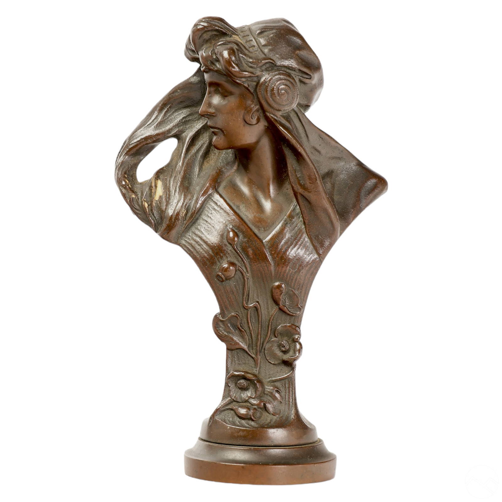 Hans Muller 1873-1937 Antique Petite Bronze Statue Auction