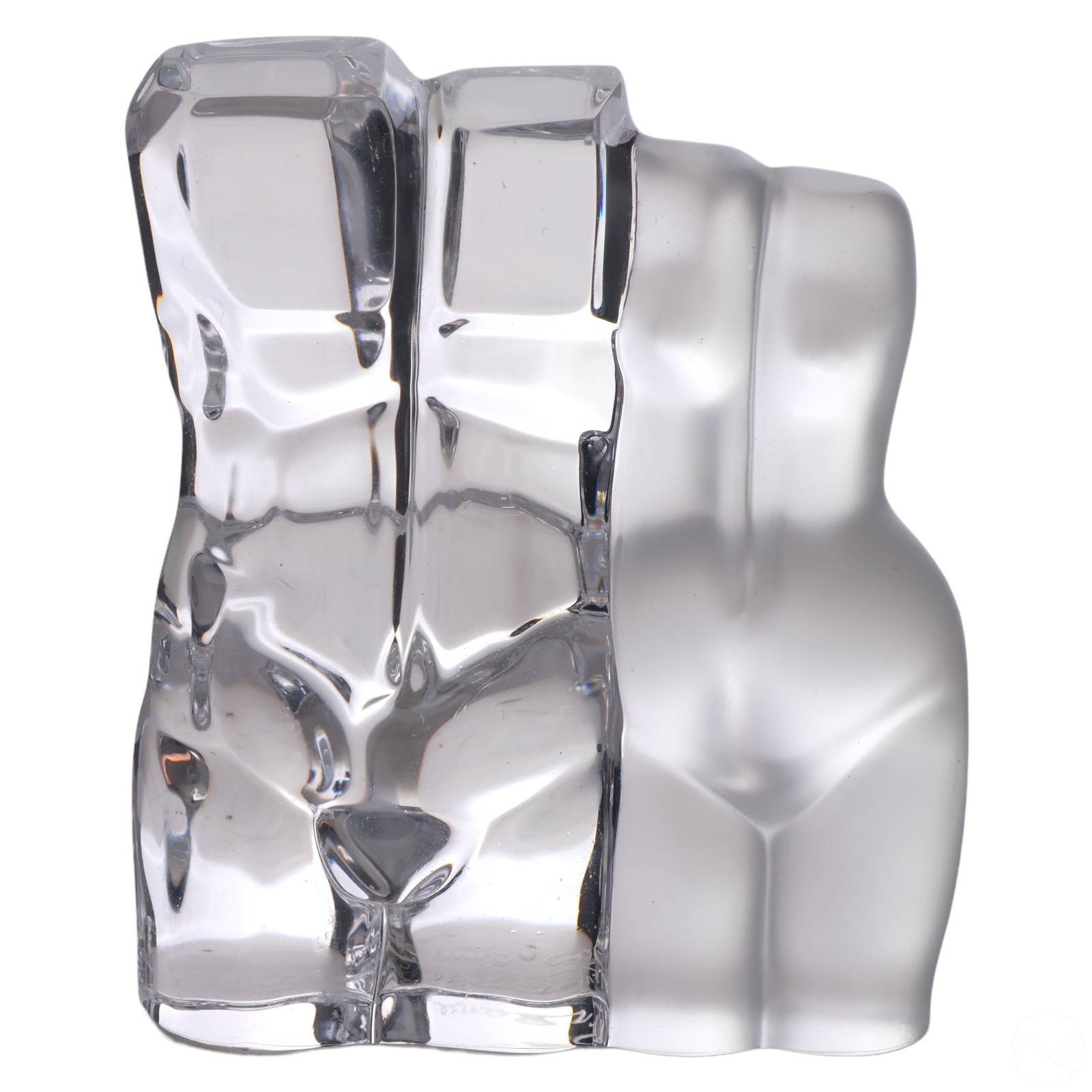 Daum France M. Legendre Man & Woman Statue Signed Auction