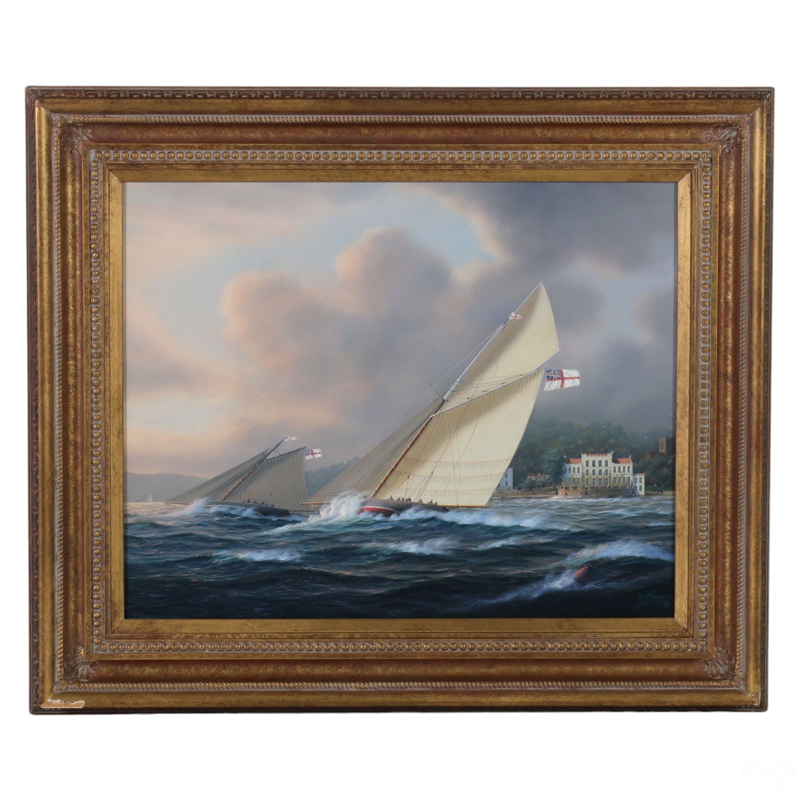 Tim Thompson B.1951 Nautical Seascape Oil Painting Auction