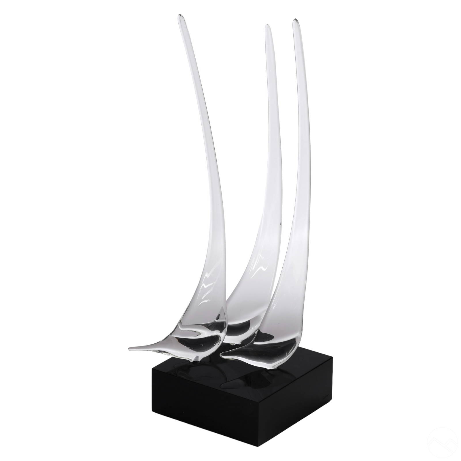 Guyol Glass For Cartier Modern Sailboat Sculpture Auction