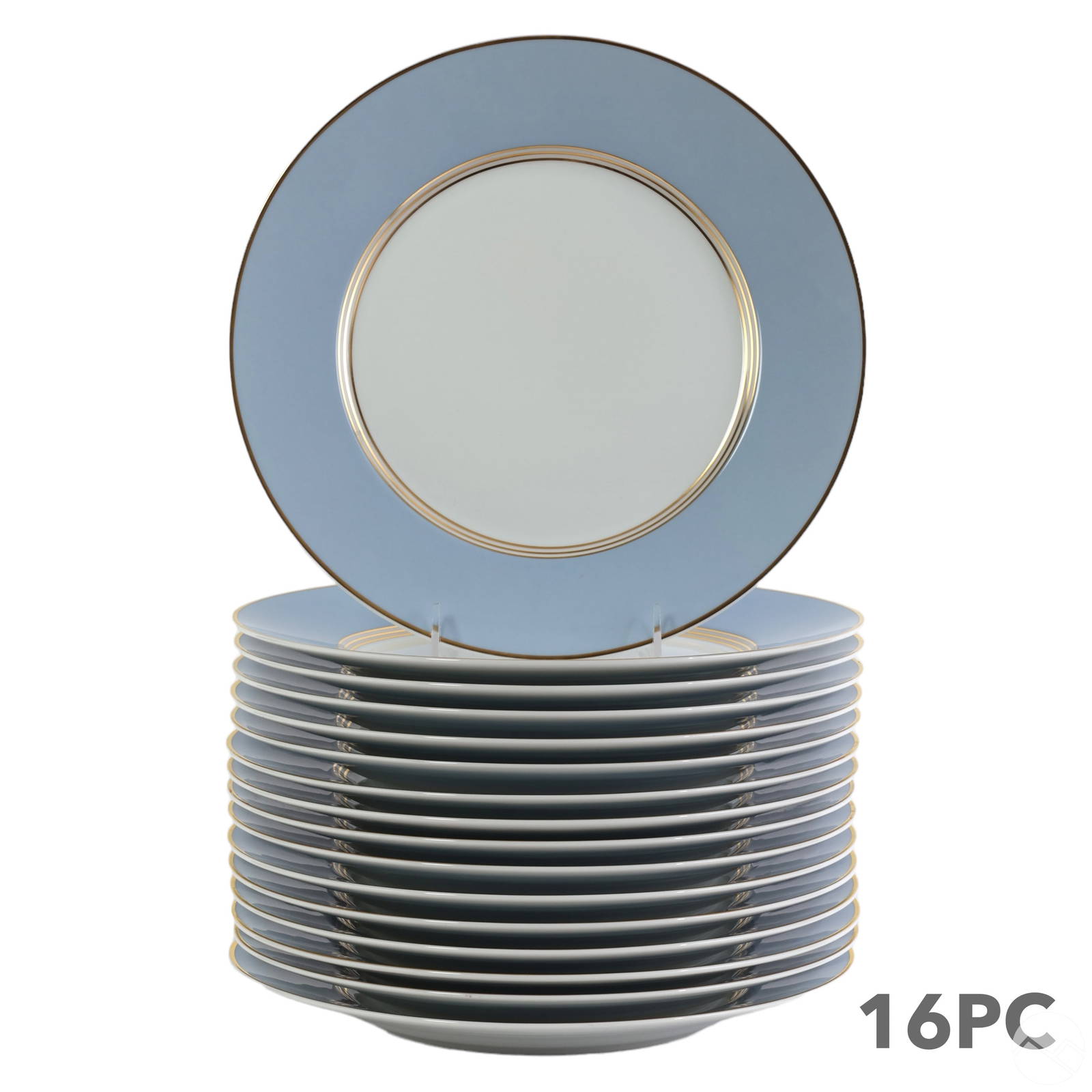 Ralph Lauren Limoges Aldon Blue Dinner Plates Set Auction