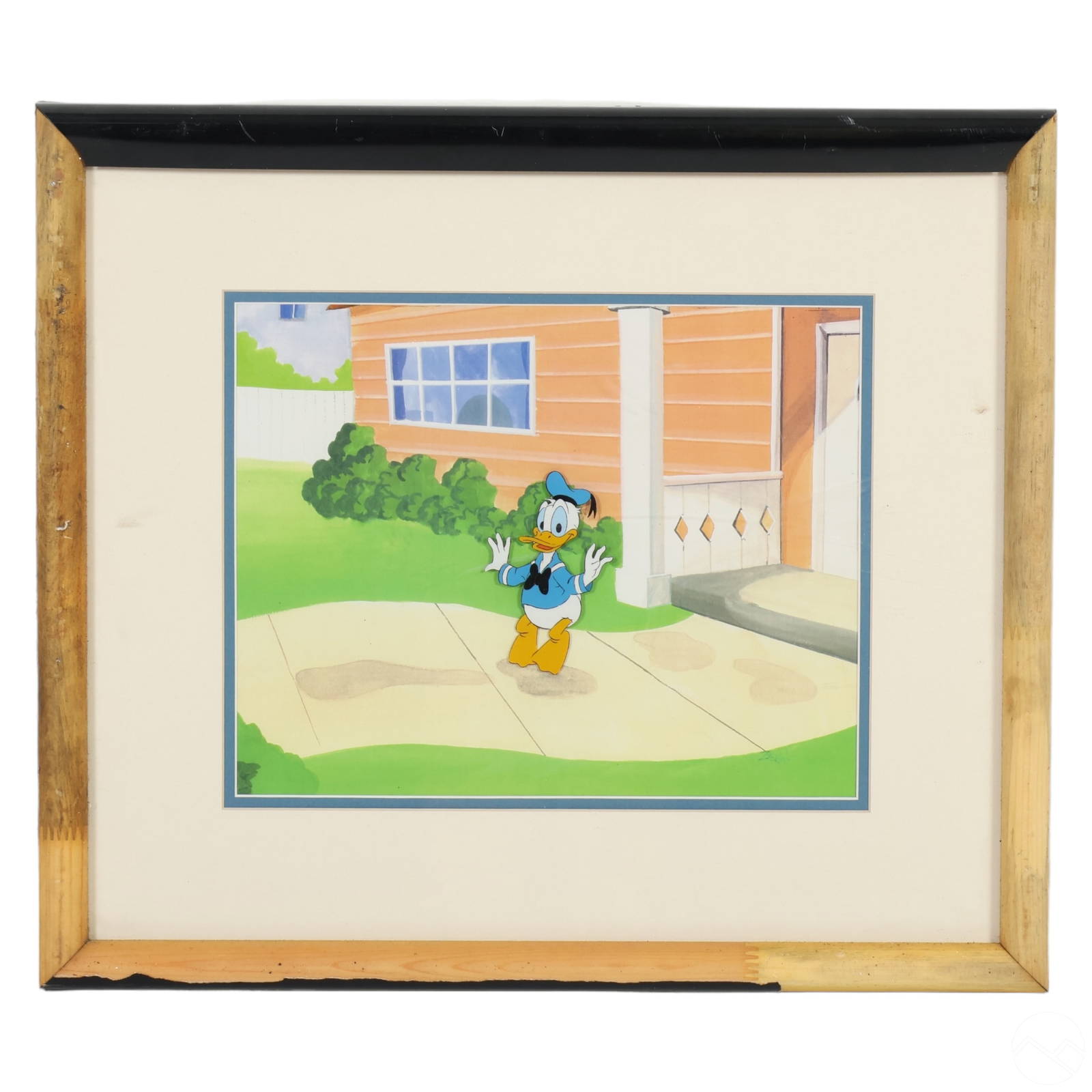 Walt Disney Donald Duck Color Animation Cel Signed Auction