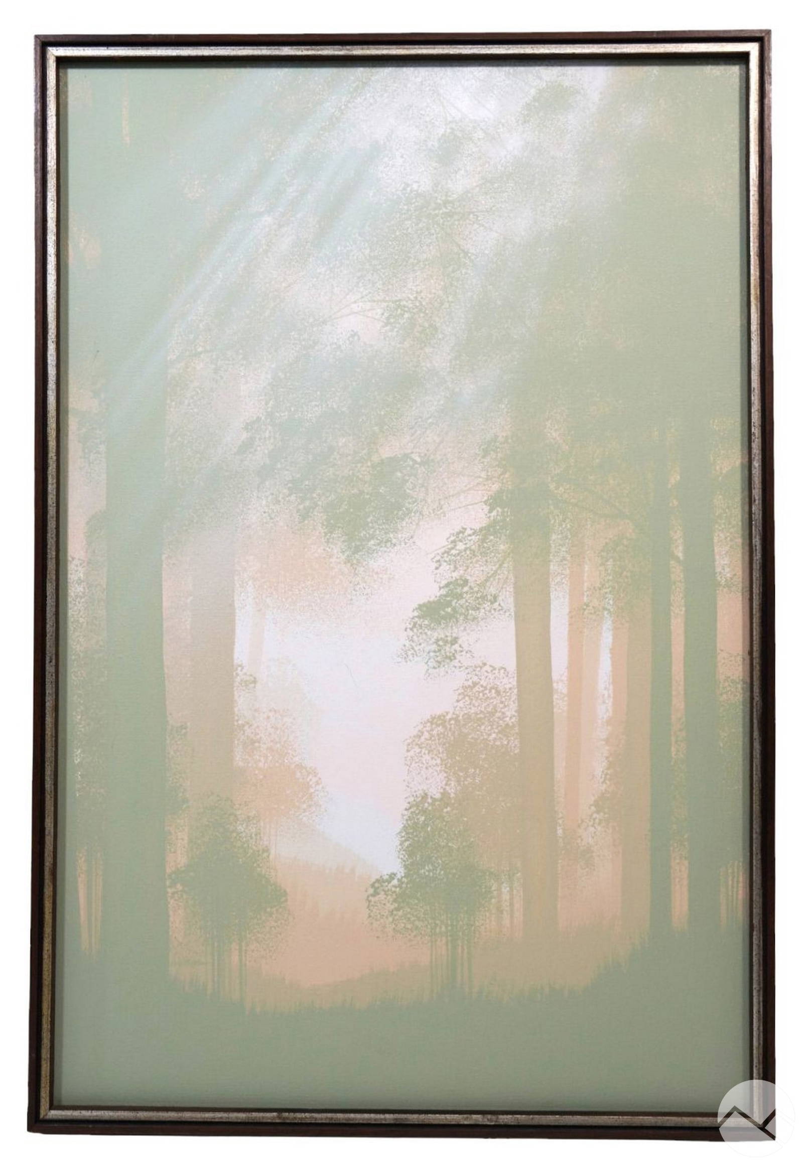 Jack Hagman Green Sunlit Landscape Oil Painting Auction