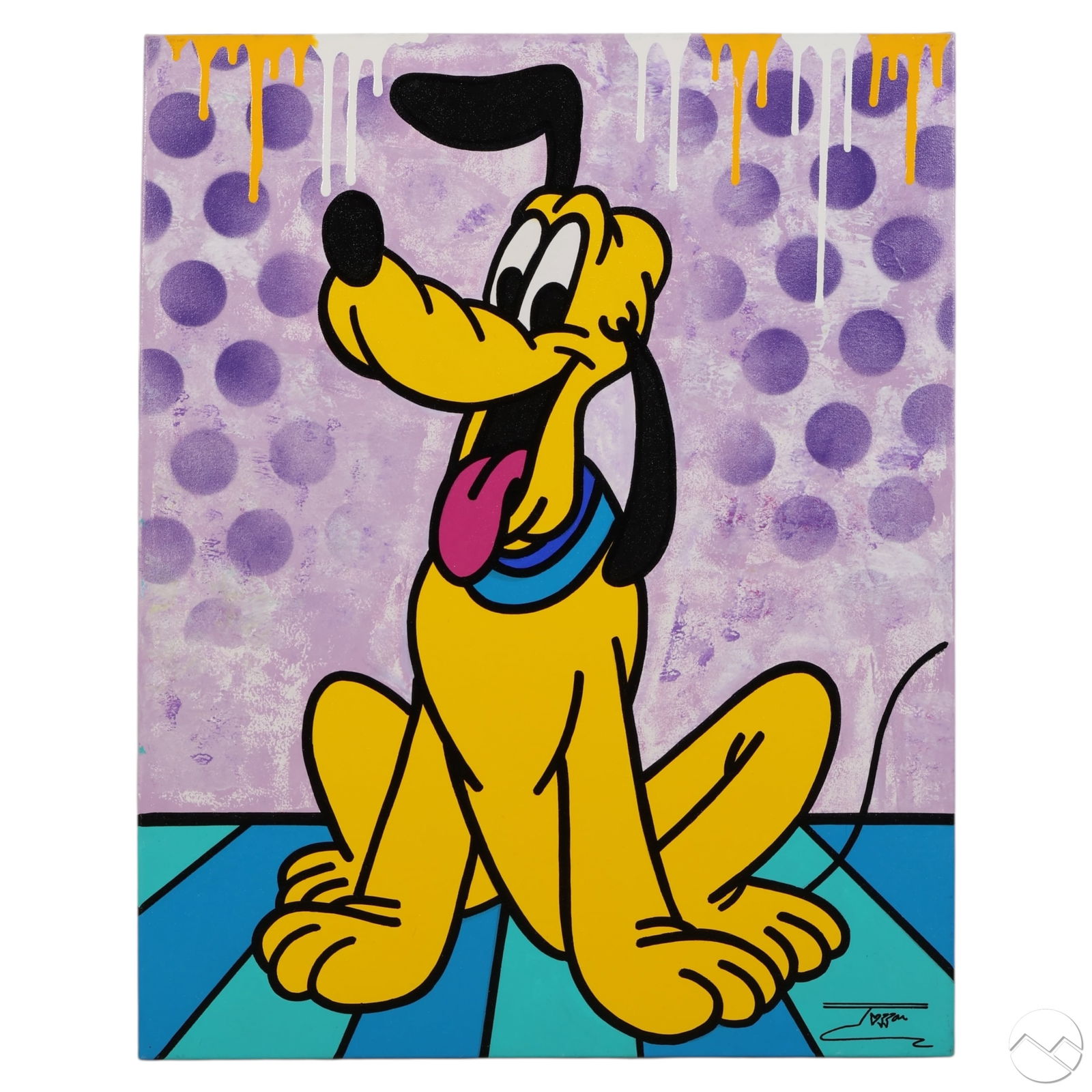 Jozza Jesus B.1958 Guardian Pluto Pop Art Painting - Jul 30, 2025 | Hill Auction Gallery In Fl