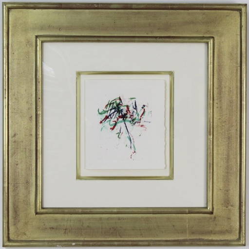 Joan Mitchell Le Little Tree Lithograph 1992 Litho Card