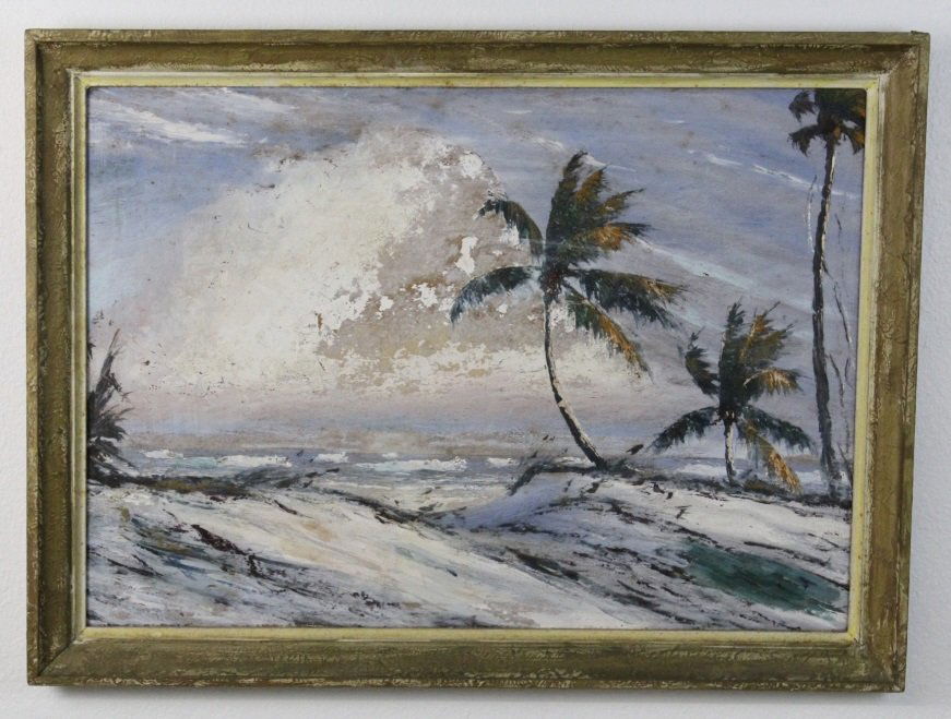 Alfred Hair Florida Highwaymen Landscape Painting