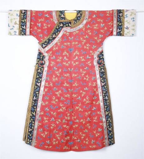Chinese Kesi Woven Silk Woman's Robe