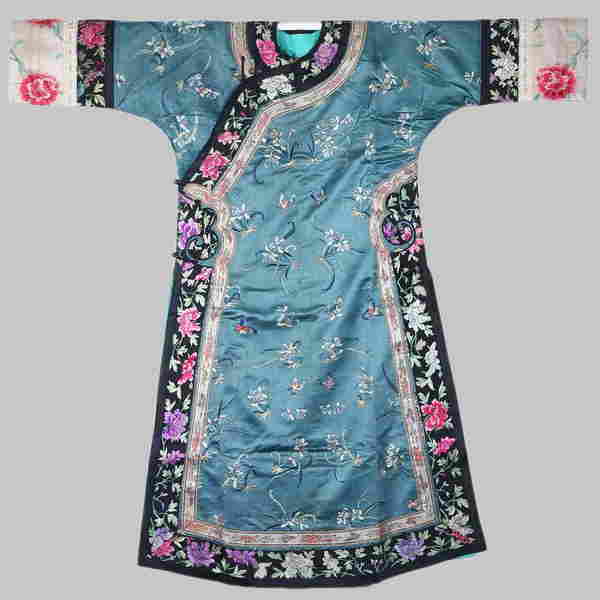 CHINESE SILK MANCHU WOMAN'S ROBE - Dec 07, 2019 | Legend Gallery in CA