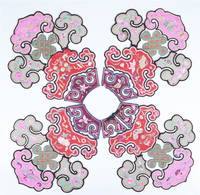 CHINESE EMBROIDERED SILK CLOUD COLLAR - Dec 07, 2019 | Legend Gallery in CA