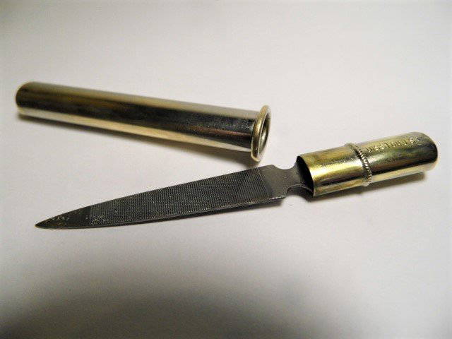 Vintage Disston Nail File Case