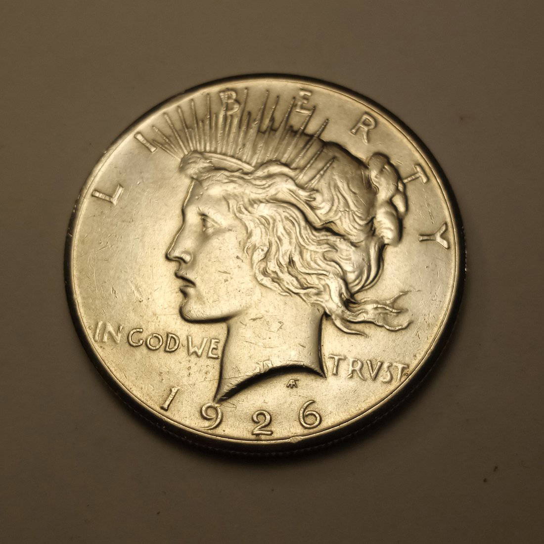 Us Silver Peace Dollar 1926 'better Date' Auction