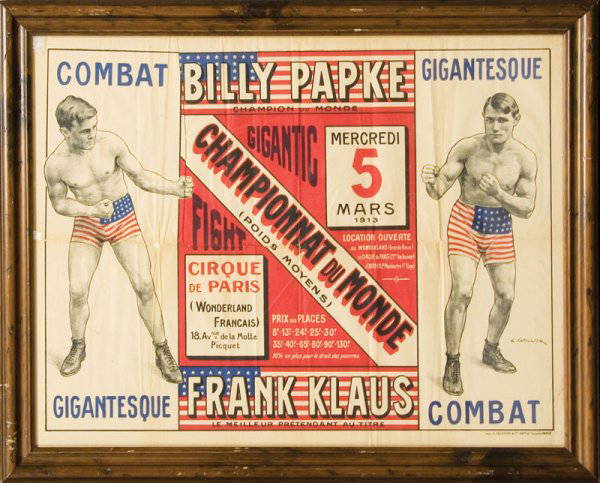 Billy Papke Vs. Frank Klaus Official On Site Boxin