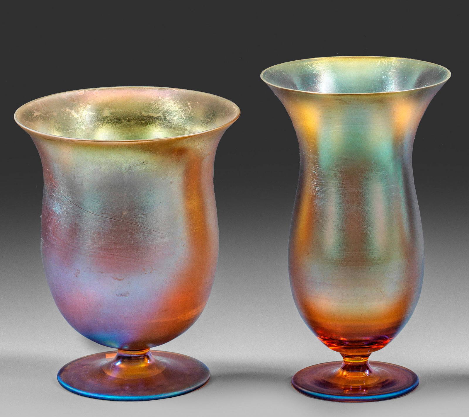 Zwei Wmf-"myra"-vasen Auction