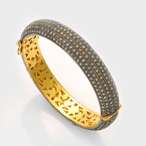 Diamant Armreif Im Viktorianischem Stil