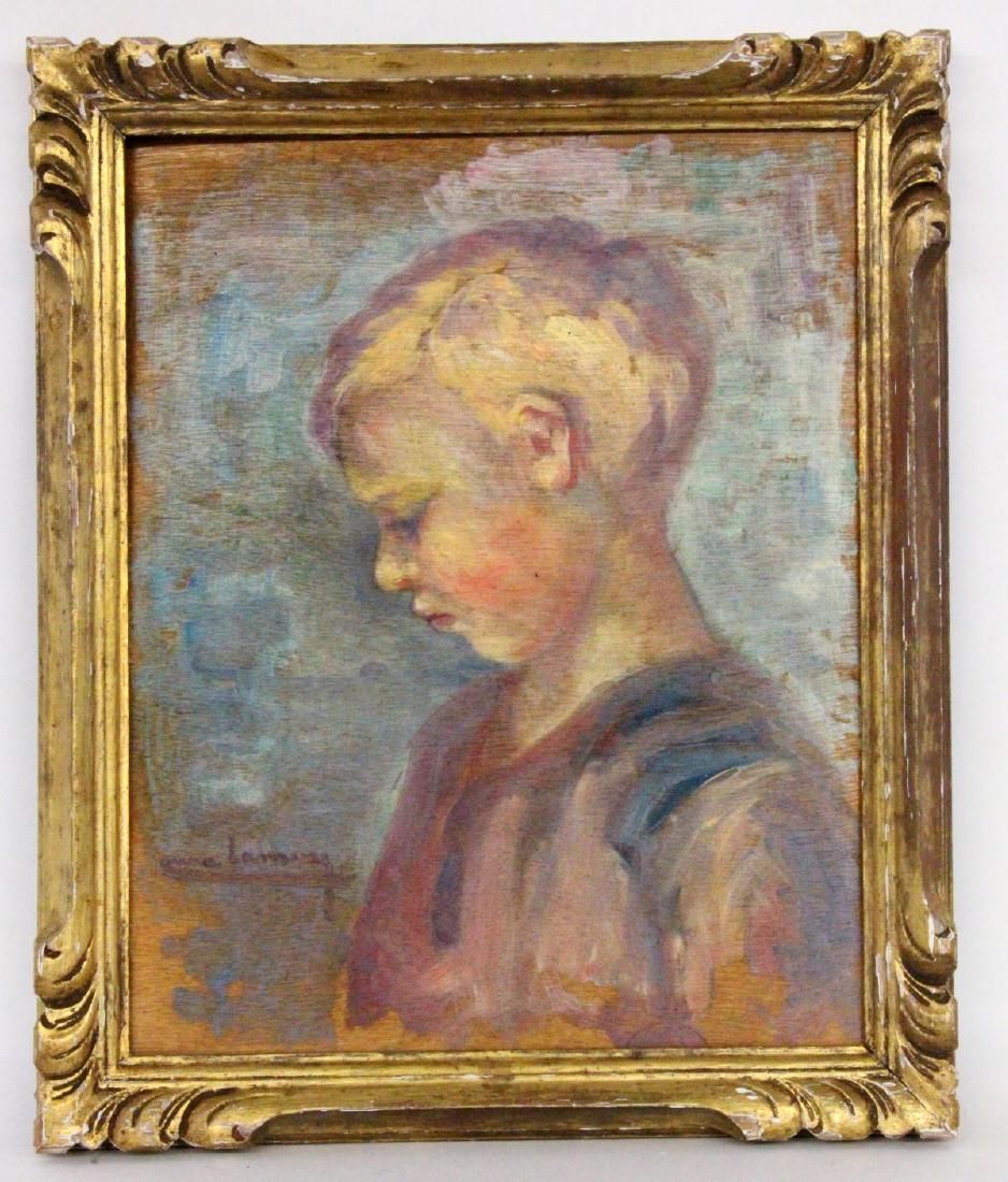 Lamang, Anna (?) France, 20th Century Portrait Of