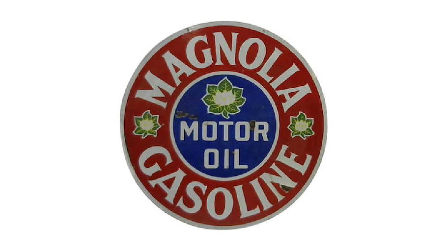 Magnolia Gasoline Sign Dsp