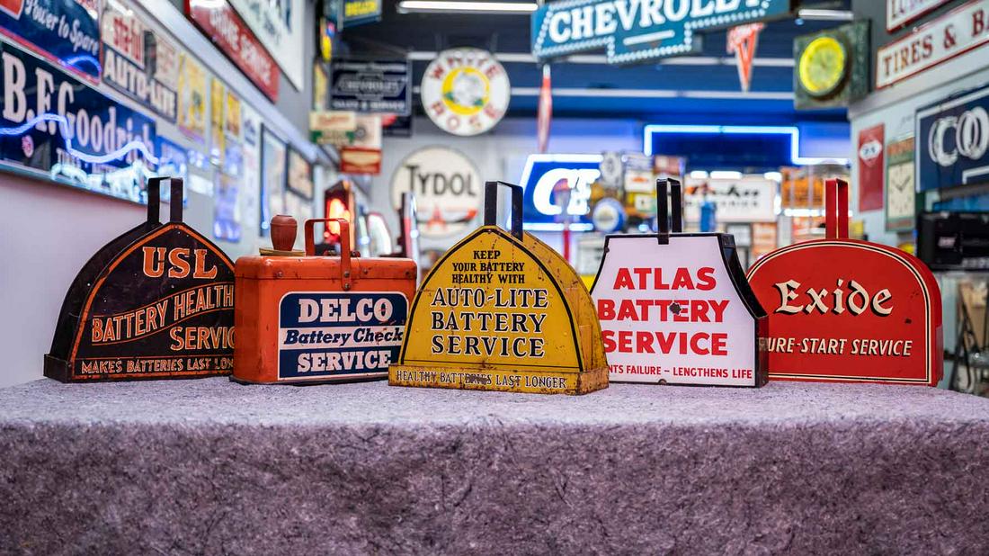 Delco, Auto-lite, Atlas, Exide & Usl Battery Service Kits Auction