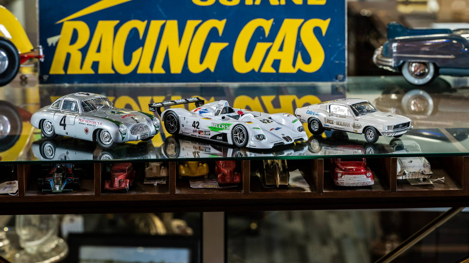 Bmw V12 Lmr, Mercedes-benz 300sl & Ford Mustang Scale Models Auction